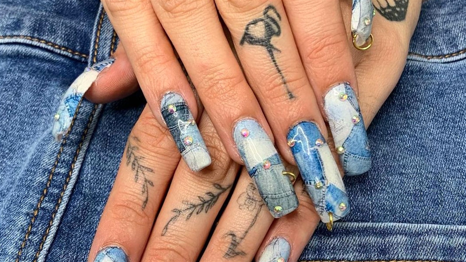Denim Nails Are Trending For Winter 2023 - Our Tips To Get The Look