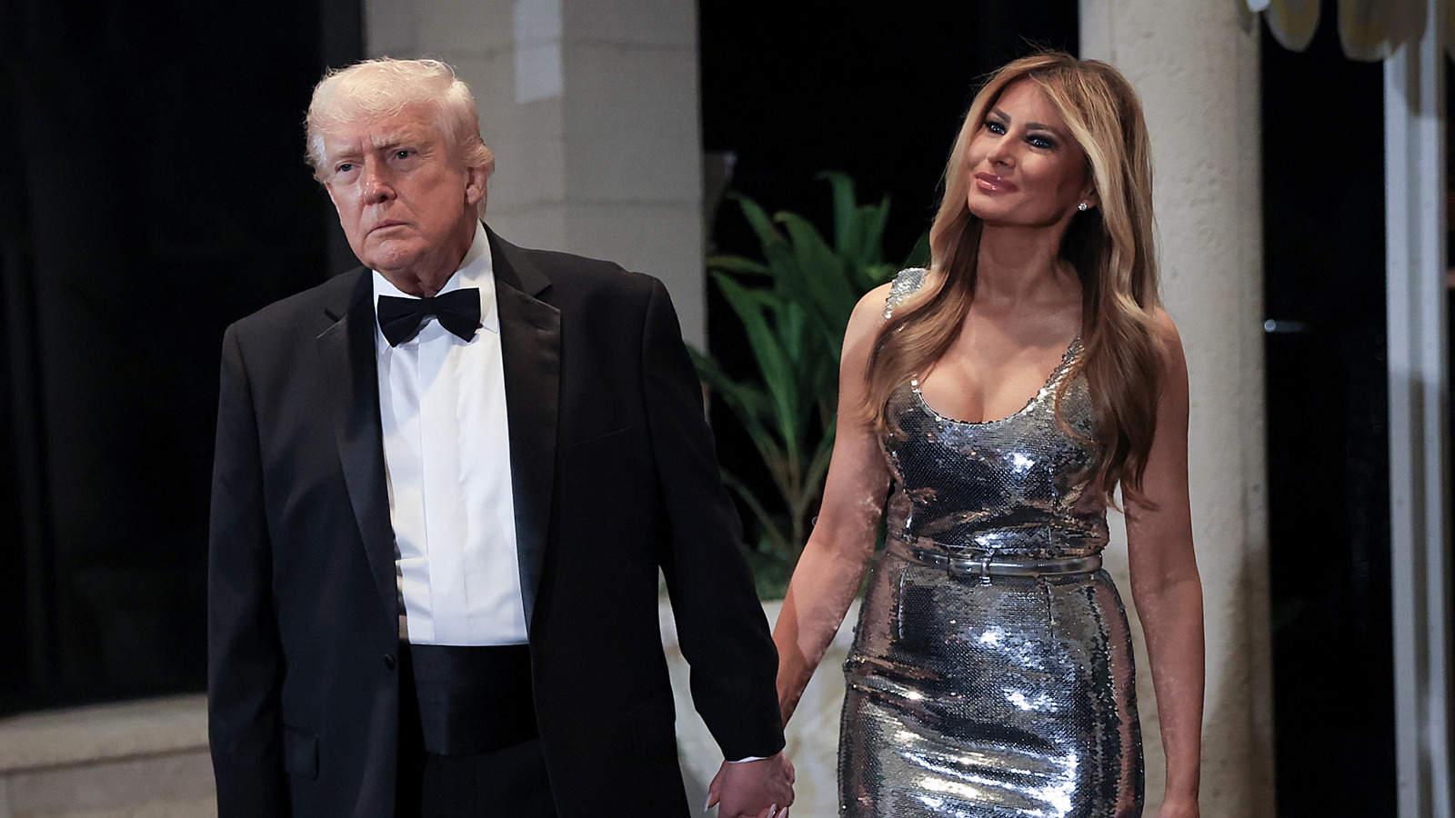 'Mar-A-Lago' Face Was Everywhere At Trump & Melania's NYE Party