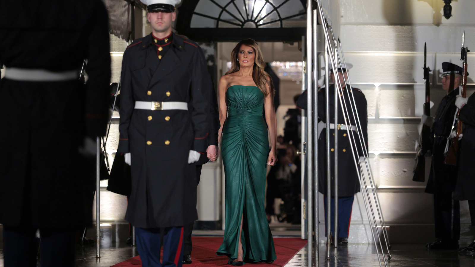 Melania Trump's Spiciest Dress Of Husband's Second Term Turned Everyone ...